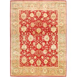 Nain Trading Orientteppich Ziegler Farahan 430x573 Handgeknüpfter Orientteppich, rechteckig, Höhe: 6 mm, beige|rot