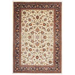 Nain Trading Orientteppich Kaschmar 201x296 Handgeknüpfter Orientteppich / Perserteppich, rechteckig, Höhe: 12 mm, beige|braun