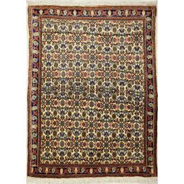 Nain Trading Orientteppich Bidjar 84x109 Handgeknüpfter Orientteppich / Perserteppich, rechteckig, Höhe: 15 mm, braun