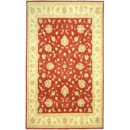 Nain Trading Orientteppich Ziegler Farahan 200x293 Handgeknüpfter Orientteppich, rechteckig, Höhe: 6 mm, beige|rot