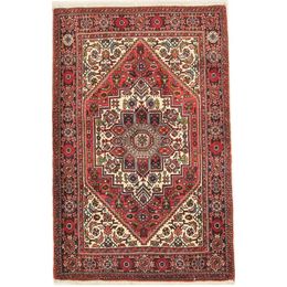 Nain Trading Orientteppich Gholtogh 82x127 Handgeknüpfter Orientteppich / Perserteppich, rechteckig, Höhe: 12 mm, braun|rot