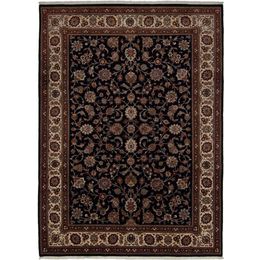 Nain Trading Orientteppich Kaschmar 252x347 Handgeknüpfter Orientteppich / Perserteppich, rechteckig, Höhe: 12 mm, braun|schwarz
