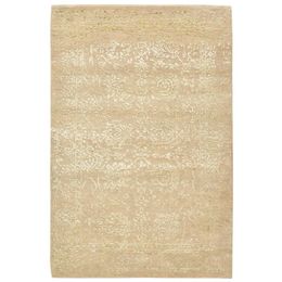 Nain Trading Designteppich Sadraa 79x120 Handgeknüpfter Moderner Orientteppich / Designteppich, rechteckig, Höhe: 12 mm, beige