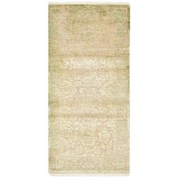 Nain Trading Designteppich Sadraa 70x147 Handgeknüpfter Moderner Orientteppich / Designteppich, rechteckig, Höhe: 12 mm, beige