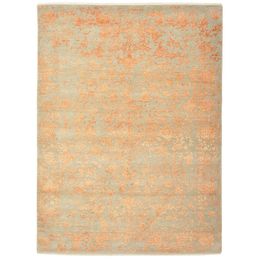 Nain Trading Designteppich Sadraa 157x210 Handgeknüpfter Moderner Orientteppich / Designteppich, rechteckig, Höhe: 12 mm, beige