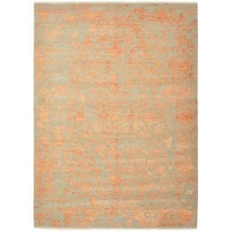 Nain Trading Designteppich Sadraa 157x213 Handgeknüpfter Moderner Orientteppich / Designteppich, rechteckig, Höhe: 12 mm, beige