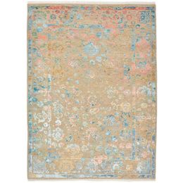 Nain Trading Designteppich Sadraa 175x236 Handgeknüpfter Moderner Orientteppich / Designteppich, rechteckig, Höhe: 12 mm, beige