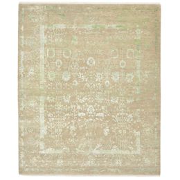 Nain Trading Designteppich Sadraa 255x305 Handgeknüpfter Moderner Orientteppich / Designteppich, rechteckig, Höhe: 12 mm, beige
