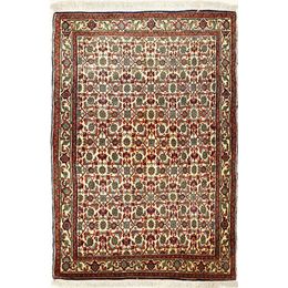 Nain Trading Orientteppich Bidjar 91x132 Handgeknüpfter Orientteppich / Perserteppich, rechteckig, Höhe: 15 mm, beige|braun
