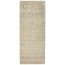 Nain Trading Designteppich Sadraa 123x308 Handgeknüpfter Moderner Orientteppich / Designteppich, rechteckig, Höhe: 12 mm, beige