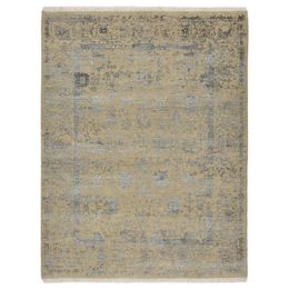 Nain Trading Designteppich Sadraa 149x186 Handgeknüpfter Moderner Orientteppich / Designteppich, rechteckig, Höhe: 12 mm, braun|grau