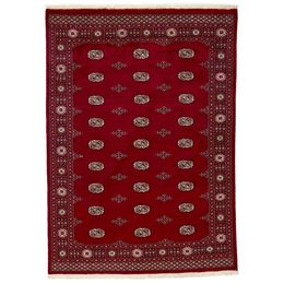Nain Trading Orientteppich Pakistan Buchara 3ply 168x235 Handgeknüpfter Orientteppich, rechteckig, Höhe: 8 mm, rot