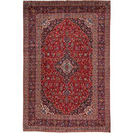 Nain Trading Orientteppich Keshan 255x381 Handgeknüpfter Orientteppich / Perserteppich, rechteckig, Höhe: 12 mm, rot
