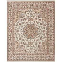 Nain Trading Orientteppich Täbriz Designer 201x246 Handgeknüpfter Orientteppich / Perserteppich, rechteckig, Höhe: 10 mm, beige