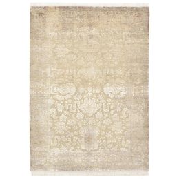 Nain Trading Designteppich Sadraa 129x181 Handgeknüpfter Moderner Orientteppich / Designteppich, rechteckig, Höhe: 12 mm, beige