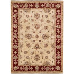 Nain Trading Orientteppich Ziegler Farahan 176x241 Handgeknüpfter Orientteppich, rechteckig, Höhe: 6 mm, beige|rot