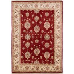 Nain Trading Orientteppich Ziegler Farahan 151x217 Handgeknüpfter Orientteppich, rechteckig, Höhe: 6 mm, rot