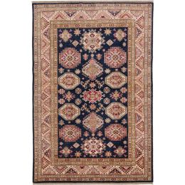 Nain Trading Orientteppich Super Kazak 169x246 Handgeknüpfter Orientteppich, rechteckig, Höhe: 5 mm, braun