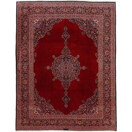 Nain Trading Orientteppich Keshan 310x411 Handgeknüpfter Orientteppich / Perserteppich, rechteckig, Höhe: 12 mm, rot