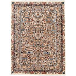 Nain Trading Orientteppich Kaschmar 299x405 Handgeknüpfter Orientteppich / Perserteppich, rechteckig, Höhe: 12 mm, beige|braun