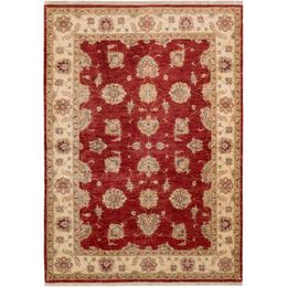 Nain Trading Orientteppich Ziegler Farahan 153x208 Handgeknüpfter Orientteppich, rechteckig, Höhe: 6 mm, rot