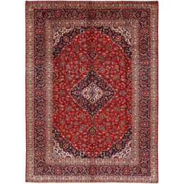 Nain Trading Orientteppich Keshan 296x401 Handgeknüpfter Orientteppich / Perserteppich, rechteckig, Höhe: 12 mm, rot