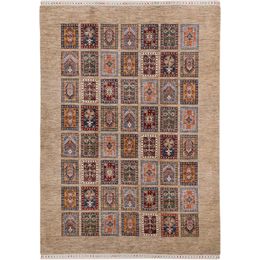 Nain Trading Orientteppich Arijana Bakhtiari 180x246 Handgeknüpfter Orientteppich, rechteckig, Höhe: 5 mm, braun