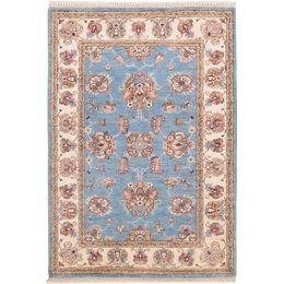 Nain Trading Orientteppich Ziegler Farahan 87x121 Handgeknüpfter Orientteppich, rechteckig, Höhe: 6 mm, beige