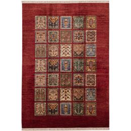Nain Trading Orientteppich Arijana Bakhtiari 176x256 Handgeknüpfter Orientteppich, rechteckig, Höhe: 5 mm, rot