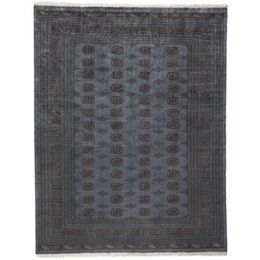 Nain Trading Orientteppich Pakistan Buchara 3ply 244x314 Handgeknüpfter Orientteppich, rechteckig, Höhe: 8 mm, grau