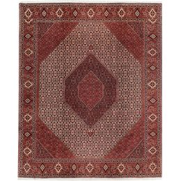 Nain Trading Orientteppich Bidjar 251x306 Handgeknüpfter Orientteppich / Perserteppich, rechteckig, Höhe: 15 mm, braun|rot