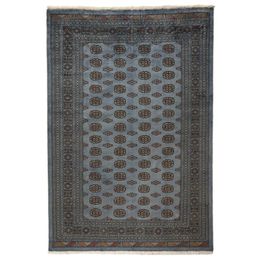 Nain Trading Orientteppich Pakistan Buchara 3ply 204x297 Handgeknüpfter Orientteppich, rechteckig, Höhe: 8 mm, grau