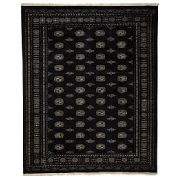 Nain Trading Orientteppich Pakistan Buchara 3ply 247x305 Handgeknüpfter Orientteppich, rechteckig, Höhe: 8 mm, schwarz