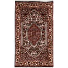 Nain Trading Orientteppich Bidjar Zanjan 89x149 Handgeknüpfter Orientteppich / Perserteppich, rechteckig, Höhe: 12 mm, braun|rot