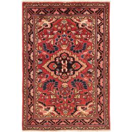 Nain Trading Orientteppich Lillian 105x153 Handgeknüpfter Orientteppich / Perserteppich, rechteckig, Höhe: 8 mm, rot