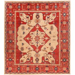 Nain Trading Orientteppich Ziegler Farahan Arijana 272x301 Handgeknüpfter Orientteppich, rechteckig, Höhe: 5 mm, rot