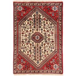 Nain Trading Orientteppich Abadeh 69x99 Handgeknüpfter Orientteppich / Perserteppich, rechteckig, Höhe: 8 mm, rot