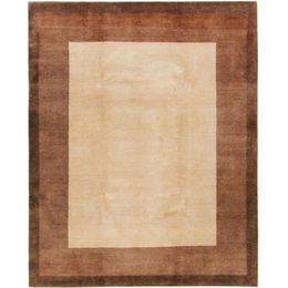 Nain Trading Orientteppich Gabbeh Loribaft 202x251 Handgeknüpfter Moderner Orientteppich, rechteckig, Höhe: 10 mm, beige|rot