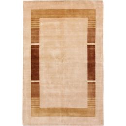 Nain Trading Orientteppich Gabbeh Loribaft 177x272 Handgeknüpfter Moderner Orientteppich, rechteckig, Höhe: 10 mm, beige|rot