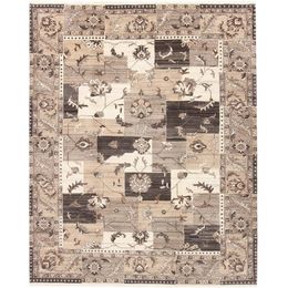 Nain Trading Orientteppich Gabbeh Loribaft 253x306 Handgeknüpfter Moderner Orientteppich, rechteckig, Höhe: 10 mm, beige