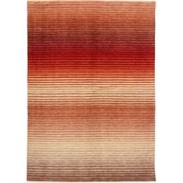 Nain Trading Orientteppich Gabbeh Loribaft 170x241 Handgeknüpfter Moderner Orientteppich, rechteckig, Höhe: 10 mm, rot