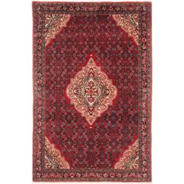 Nain Trading Orientteppich Bidjar 113x169 Handgeknüpfter Orientteppich / Perserteppich, rechteckig, Höhe: 15 mm, rot