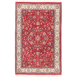 Nain Trading Orientteppich Täbriz 117x182 Handgeknüpfter Orientteppich, rechteckig, Höhe: 12 mm, rot