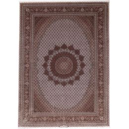 Nain Trading Orientteppich Täbriz Mahi 50Raj 249x344 Handgeknüpfter Orientteppich, rechteckig, Höhe: 7 mm, braun|grau