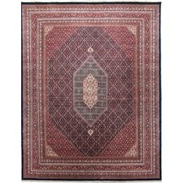 Nain Trading Orientteppich Indo Bidjar 356x460 Handgeknüpfter Orientteppich, rechteckig, Höhe: 15 mm, lila