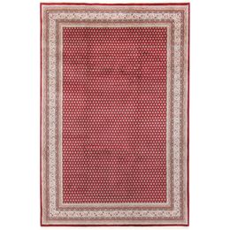 Nain Trading Orientteppich Sarough Mir Laxmi 201x299 Handgeknüpfter Orientteppich, rechteckig, Höhe: 15 mm, lila|rot