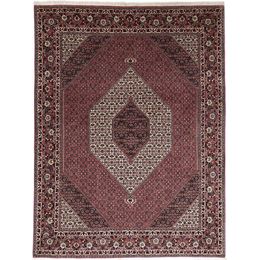 Nain Trading Orientteppich Bidjar Tekab 199x263 Handgeknüpfter Orientteppich / Perserteppich, rechteckig, Höhe: 15 mm, braun|rot