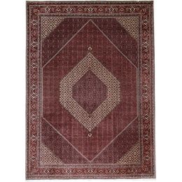 Nain Trading Orientteppich Bidjar Tekab 253x352 Handgeknüpfter Orientteppich / Perserteppich, rechteckig, Höhe: 15 mm, braun|rot