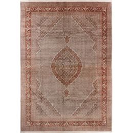 Nain Trading Orientteppich Täbriz 360x501 Handgeknüpfter Orientteppich, rechteckig, Höhe: 12 mm, braun