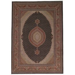 Nain Trading Orientteppich Täbriz Mahi 50Raj 247x348 Handgeknüpfter Orientteppich, rechteckig, Höhe: 7 mm, braun